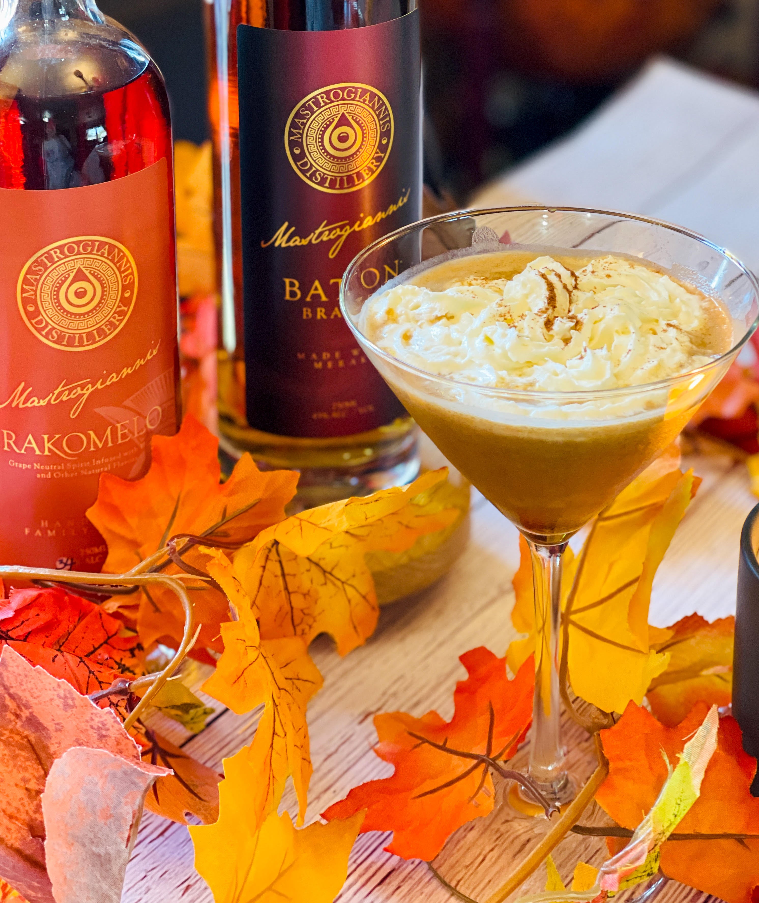 Brandy Pumpkin Pie Martini – Mastrogiannis Distillery & Winery